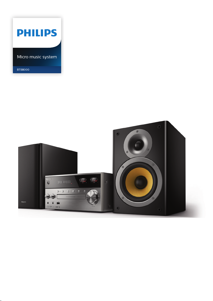 Mode d’emploi Philips BTB8000 Stéréo