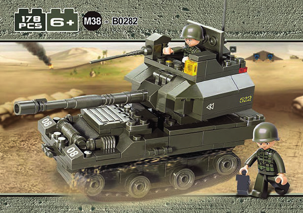 Handleiding Sluban set M38-B0282 Army Tank