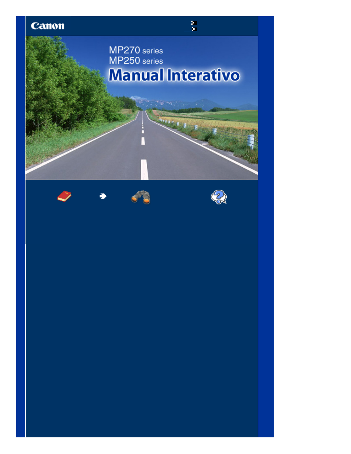 Manual Canon Pixma MP250 Impressora multifunções