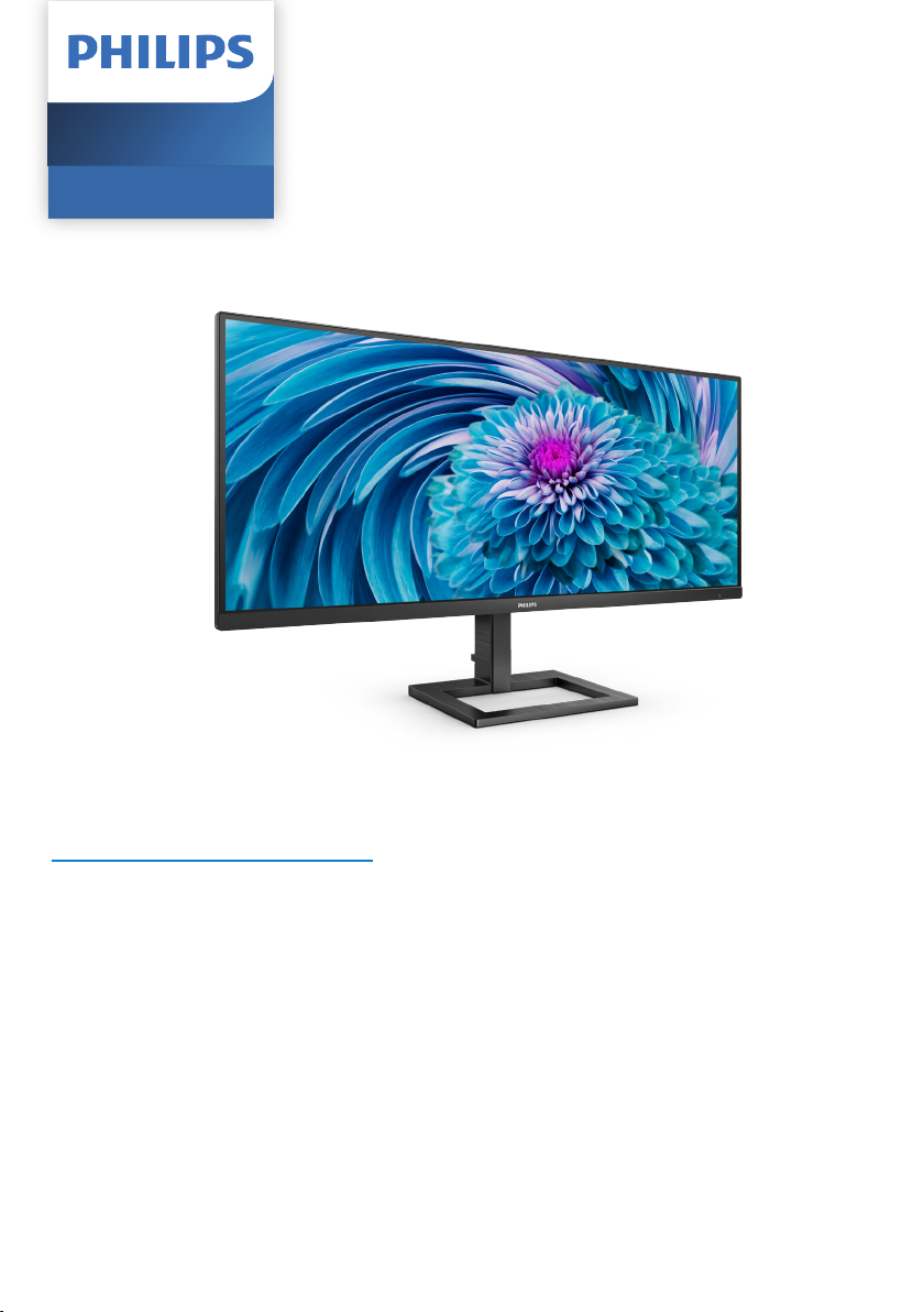 Hướng dẫn sử dụng Philips 346E2LAE E Line Màn hình LED