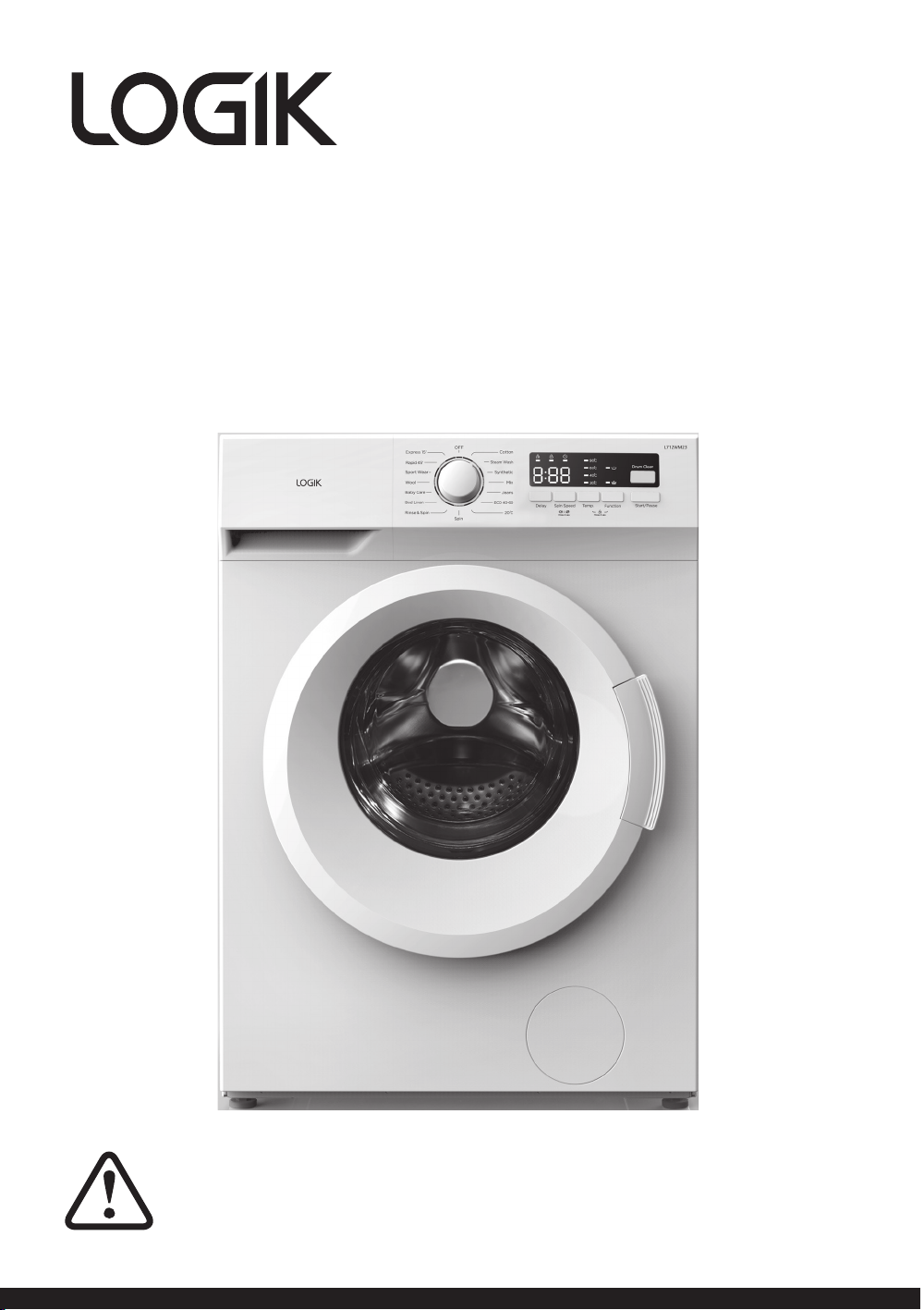Manual Logik L712WM23 Washing Machine