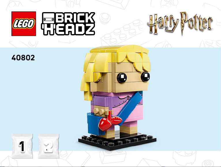 Brugsanvisning Lego set 40802 Brickheadz Figurer af Luna Lovegood og ...