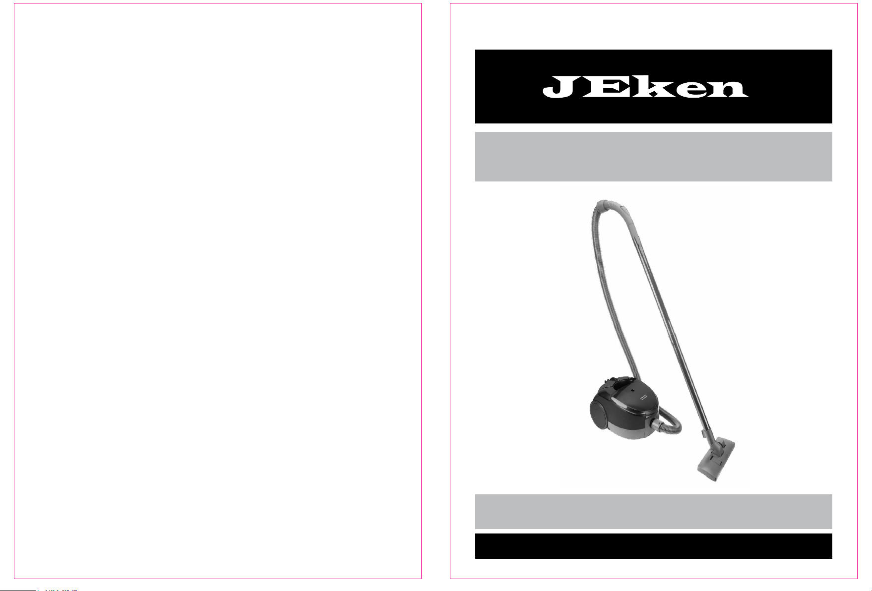 Mode d’emploi Jeken CJ093BJH-140 Aspirateur