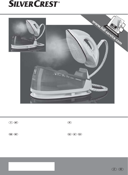 Manuale SilverCrest IAN 277706 Ferro da stiro