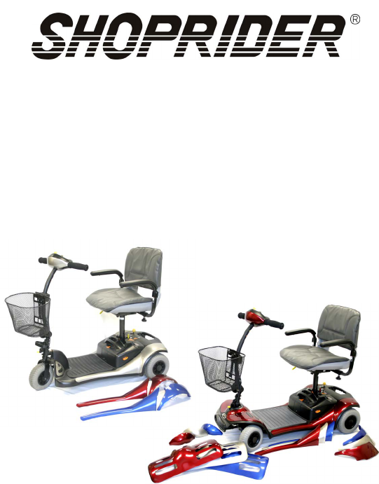 Manual Shoprider Dasher 4 Mobility Scooter
