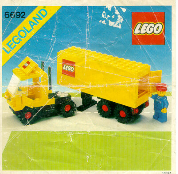 Handleiding Lego set 6692 Town LEGO vrachtwagen