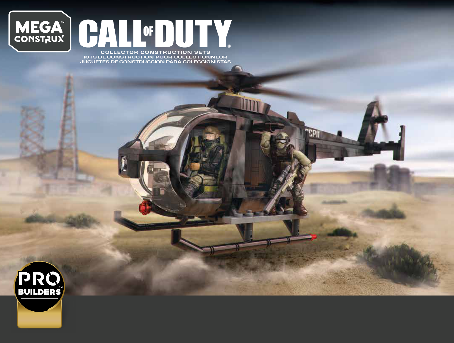 Manual Mega Construx set GCP11 Call of Duty Special Ops helicopter