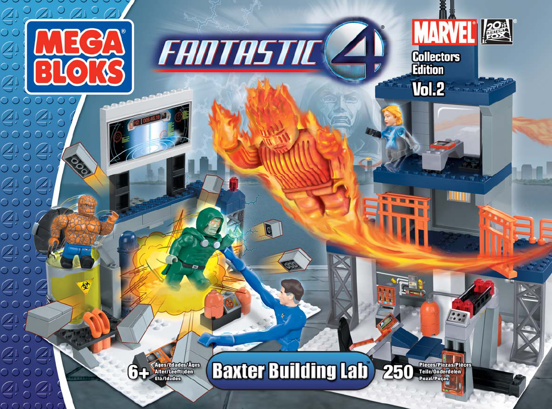 Manual Mega Bloks set 1935 Marvel Baxter building lab