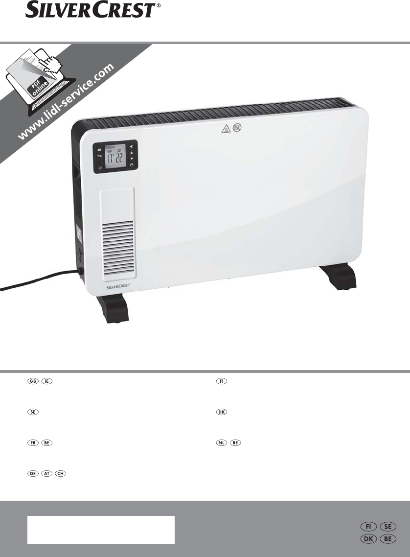 Manual SilverCrest SKD 2300 B2 Heater