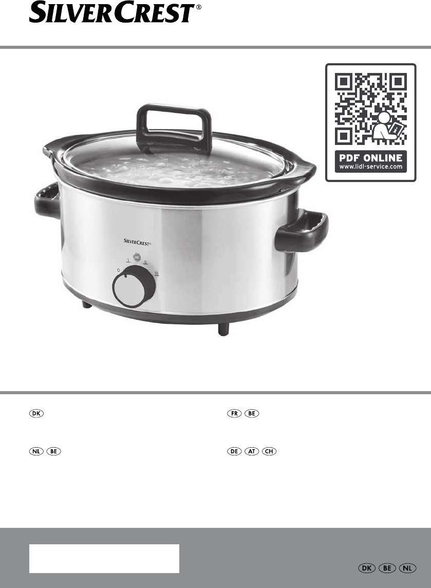 Mode d’emploi SilverCrest SSC6 320 A1 Mijoteuse