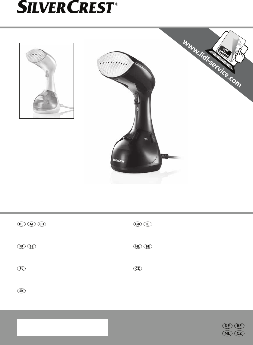 Manual SilverCrest SDMF 1300 A1 Garment Steamer