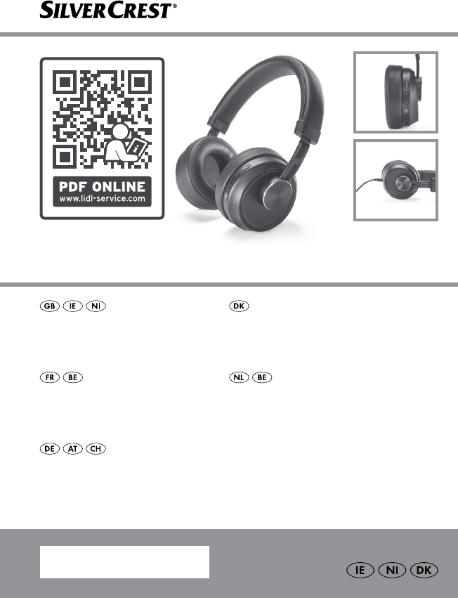 Manual SilverCrest SBKP 1 A1 Headphone
