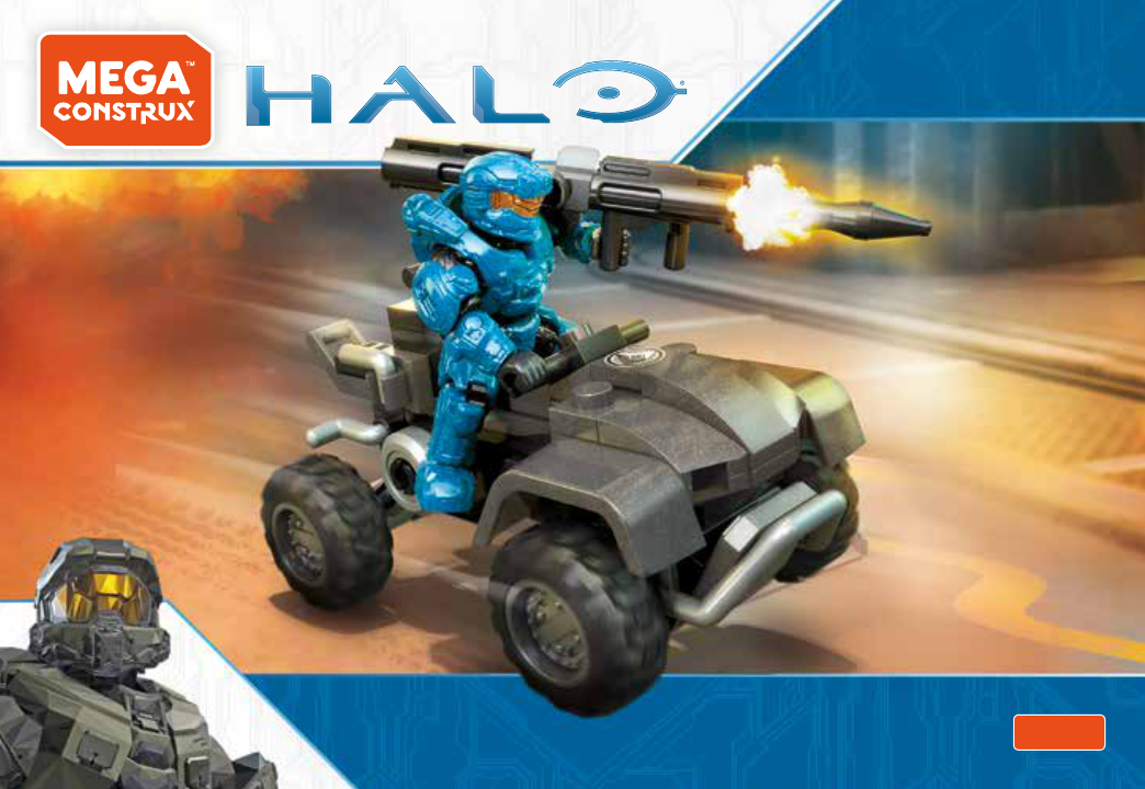 Manual Mega Construx set GCM45 Halo UNSC Mongoose
