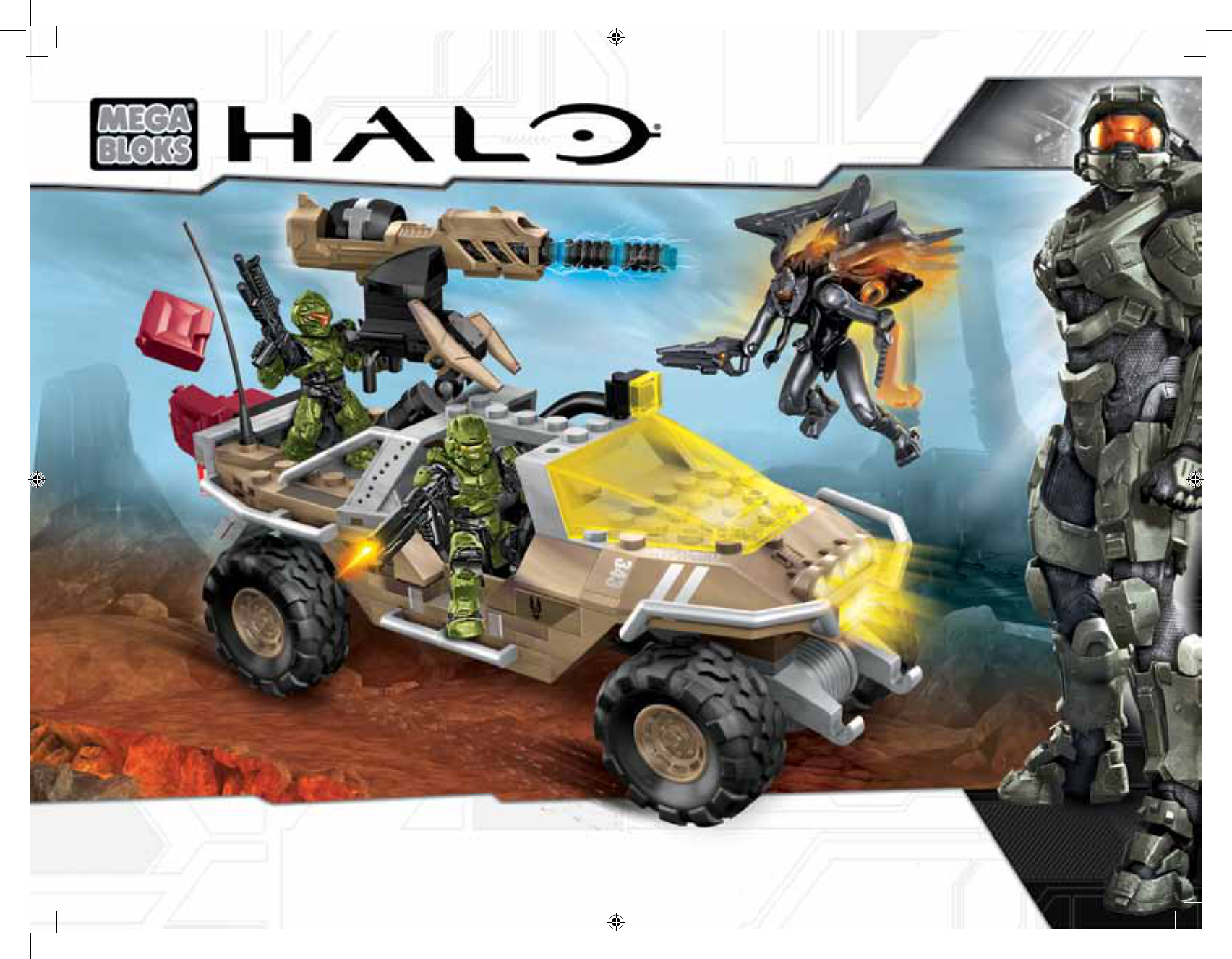 Handleiding Mega Bloks set 97134 Halo UNSC night ops Gausshog