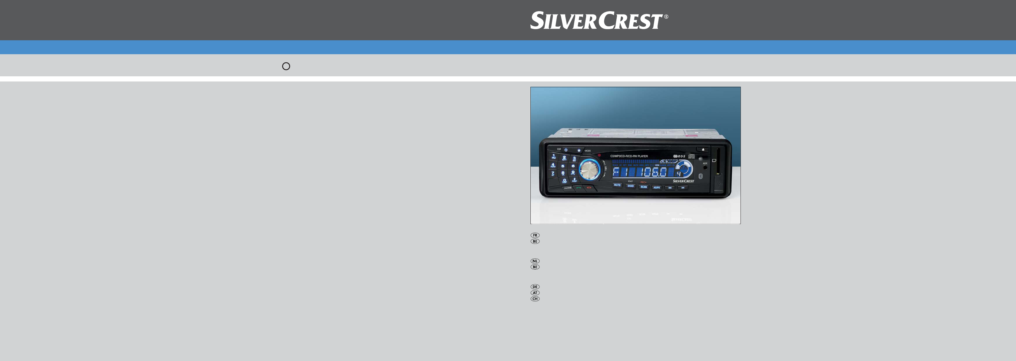 Handleiding SilverCrest KH 2377 Autoradio