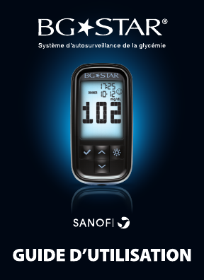 Mode d’emploi Sanofi BG Star Lecteur de glycemie