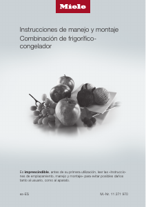 Manual de uso Miele KF 2981 Vi Frigorífico combinado - página 34